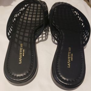 Lafayette 148 New York | Shoes | Leather Cage Mules | Poshmark